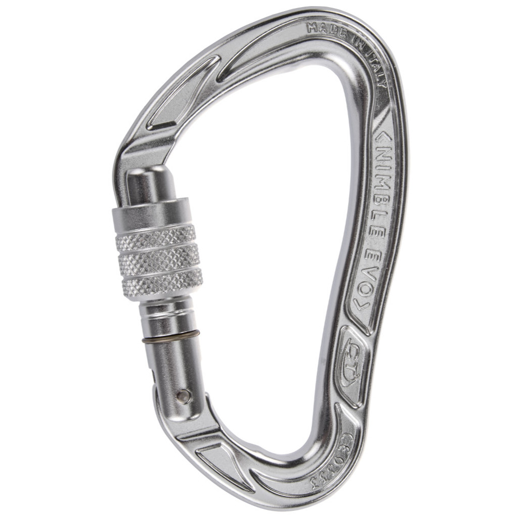 Climbing Technology Nimble Evo SG silver karabiner | 4Camping.hu