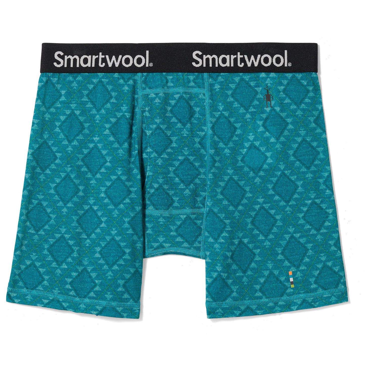 Smartwool M Merino Print Boxer Brief Boxed férfi sportboxer | 4Camping.hu