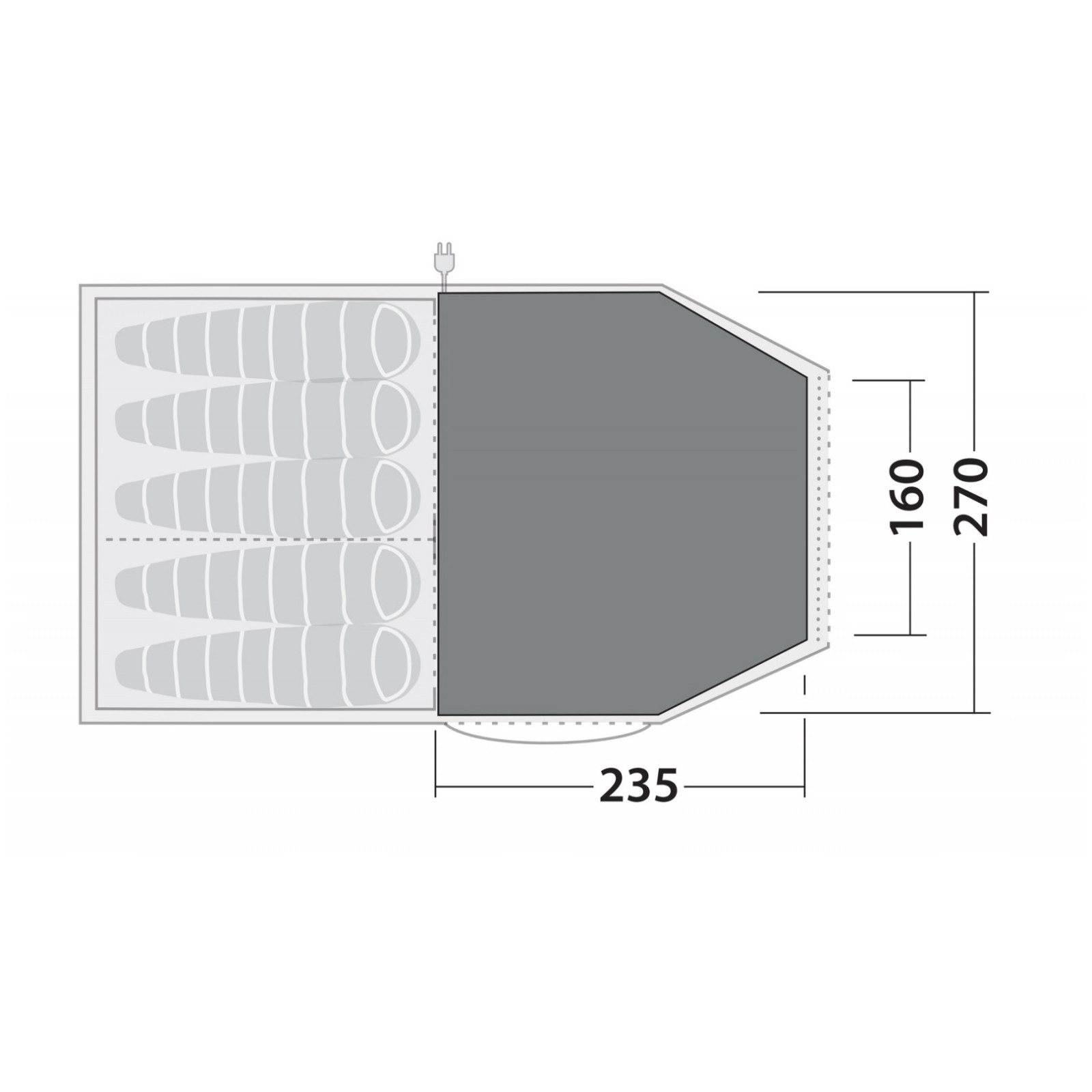 Robens Fleece Carpet Double Dreamer 5 szőnyeg | 4Camping.hu